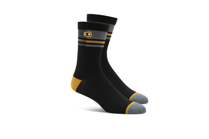 CRANKBROTHERS Icon MTB Black/Gold Cycling Socks- Baldoni Bike Shop Forlì